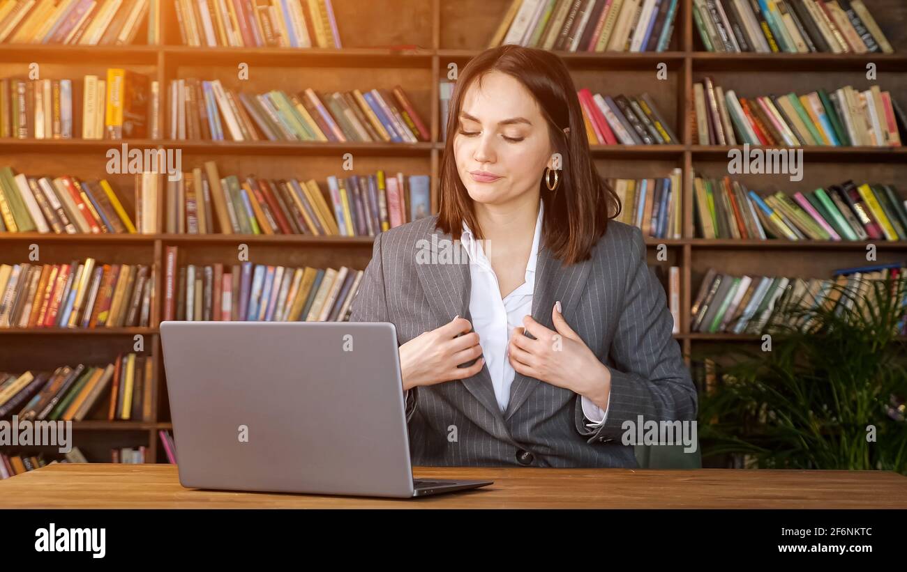 Female secretary under table hi-res stock photography and images - Alamy