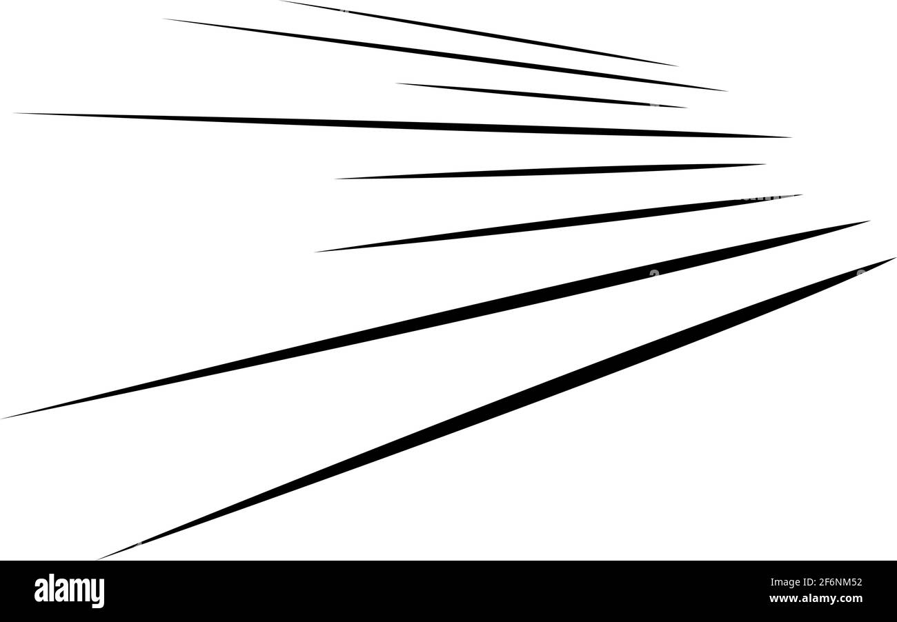 Dynamic 3D lines in perspective. Vanishing, diminishing lines, stripes ...