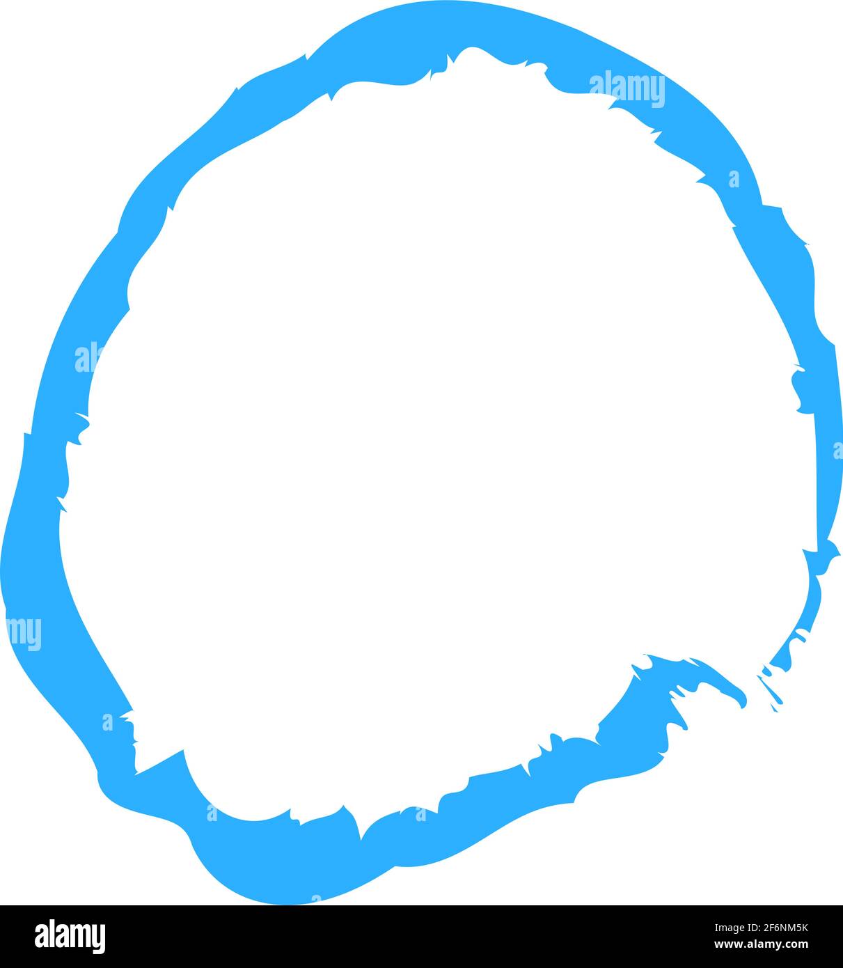 Colorful grungy, grunge circle contour. Abstract textured oval, ellipse ...