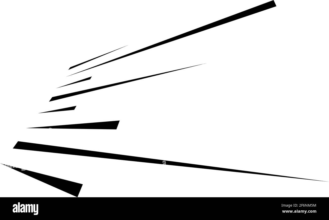 Dynamic 3D lines in perspective. Vanishing, diminishing lines, stripes ...