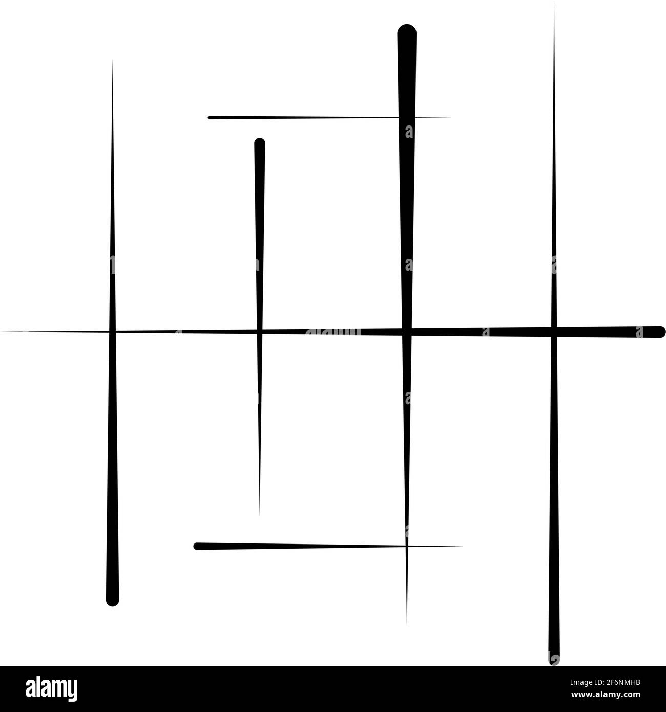 Abstract grid, mesh, lattice, grating geometric element. Cellular ...