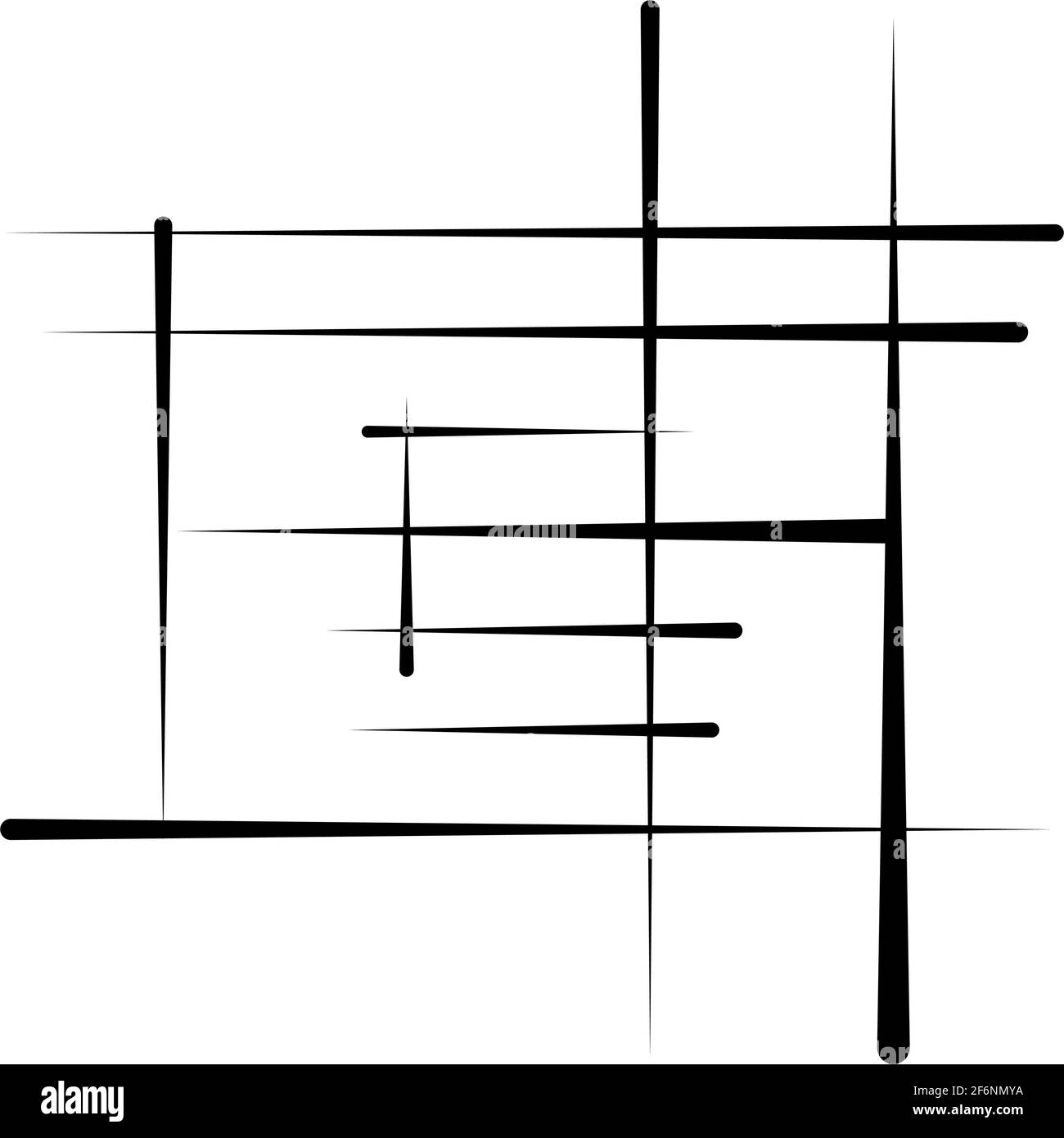 Abstract grid, mesh, lattice, grating geometric element. Cellular ...