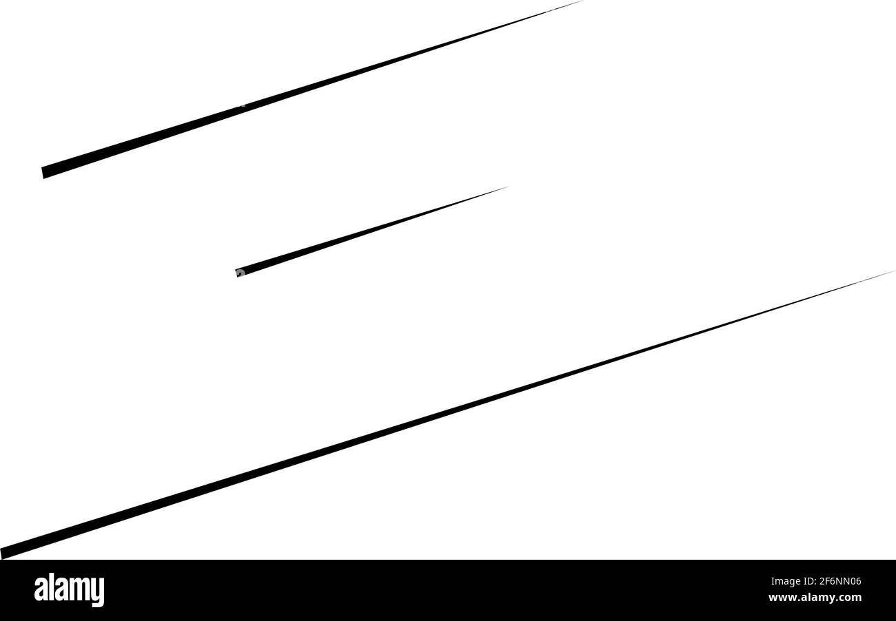 Dynamic 3D lines in perspective. Vanishing, diminishing lines, stripes ...