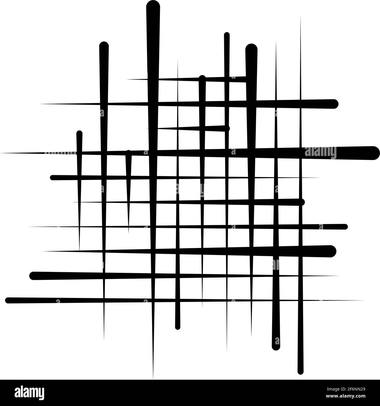 Abstract grid, mesh, lattice, grating geometric element. Cellular ...