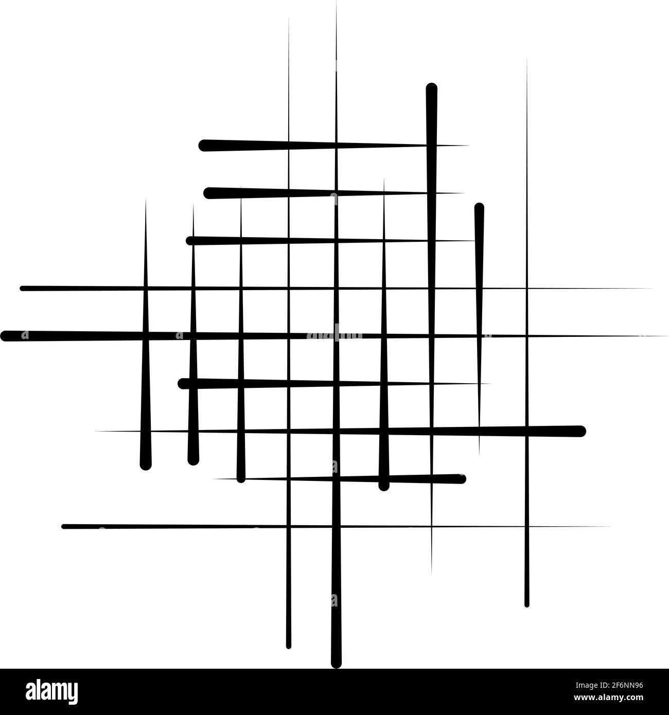 Abstract grid, mesh, lattice, grating geometric element. Cellular ...