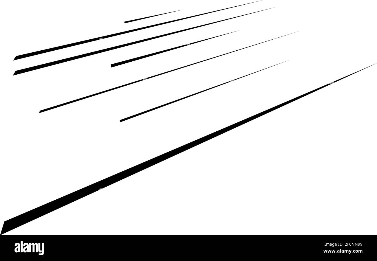 Dynamic 3D lines in perspective. Vanishing, diminishing lines, stripes ...