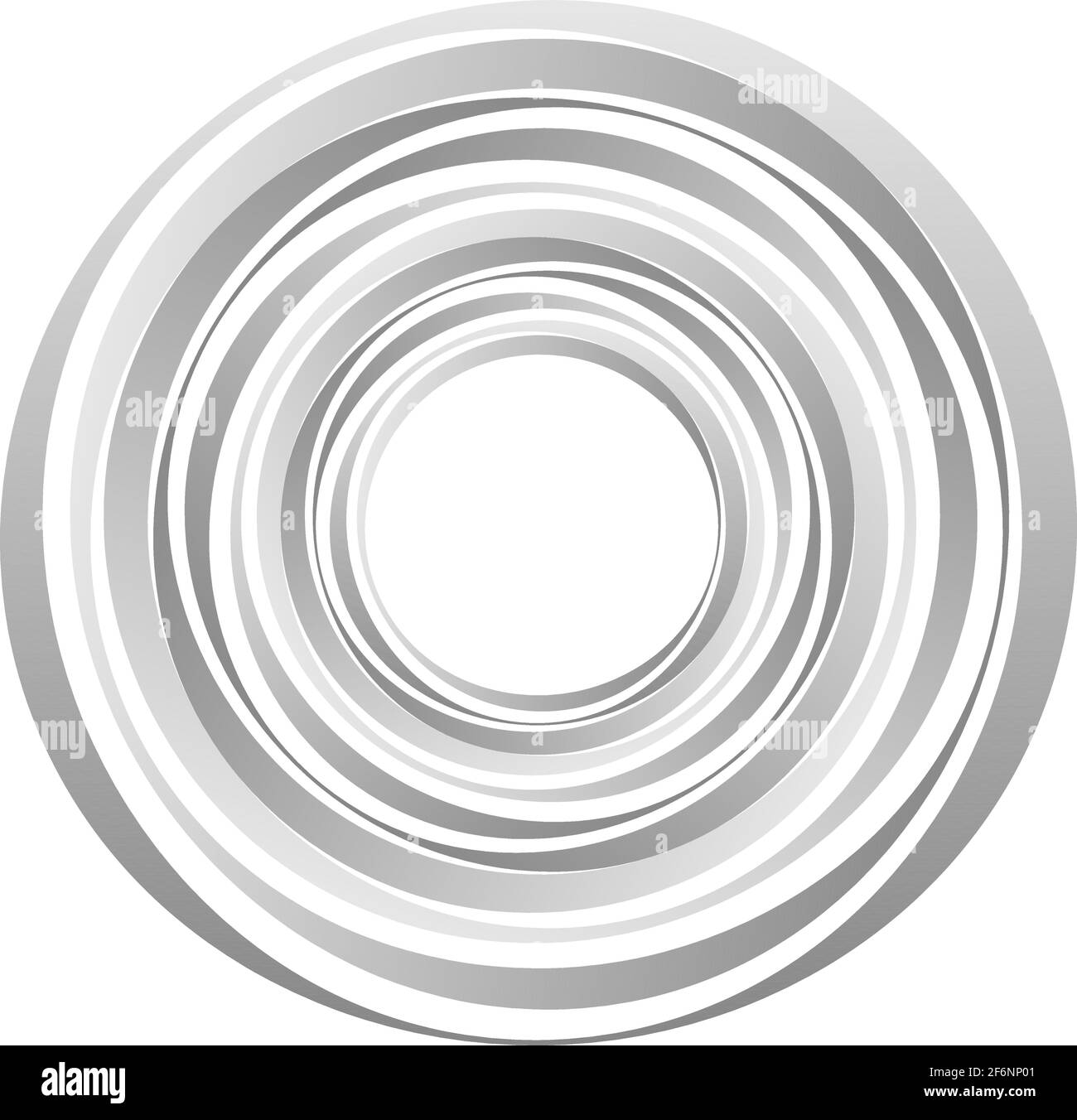 Geometric spiral, swirl, twirl circles. Abstract circular illustration ...