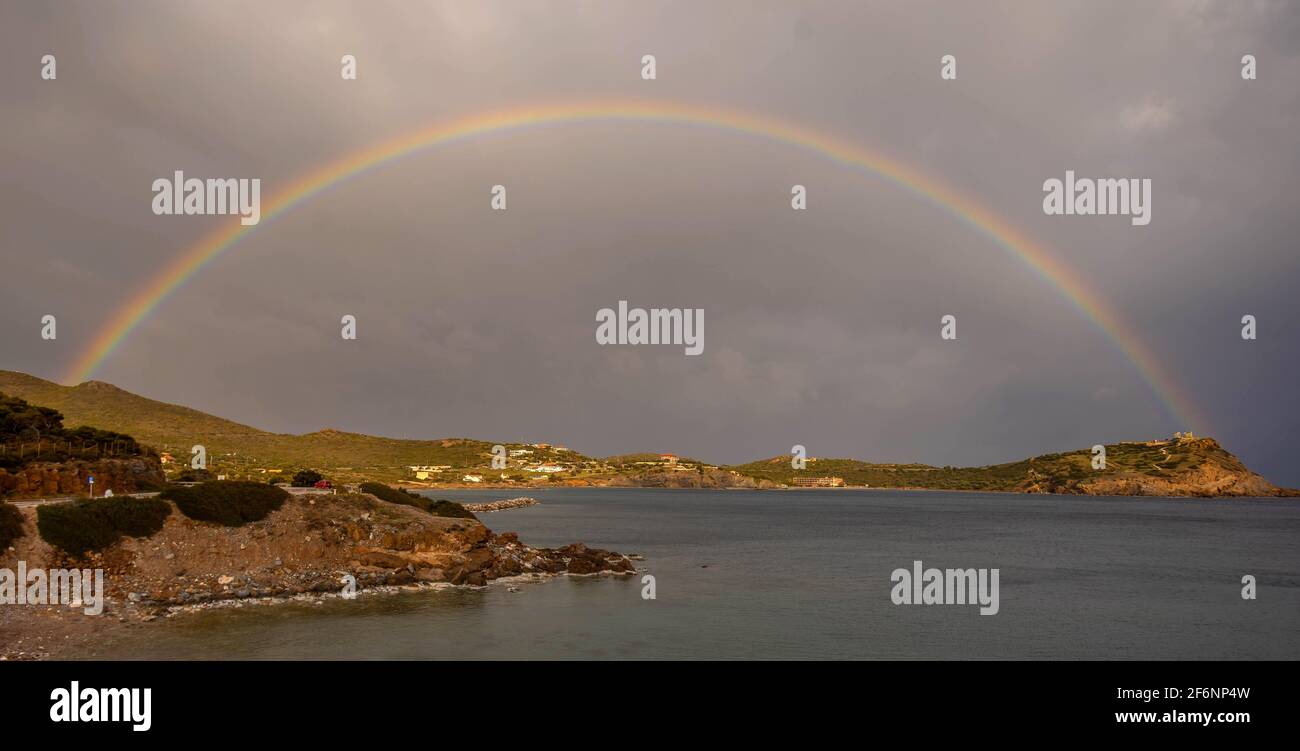 Greek ruins rain hi-res stock photography and images - Alamy