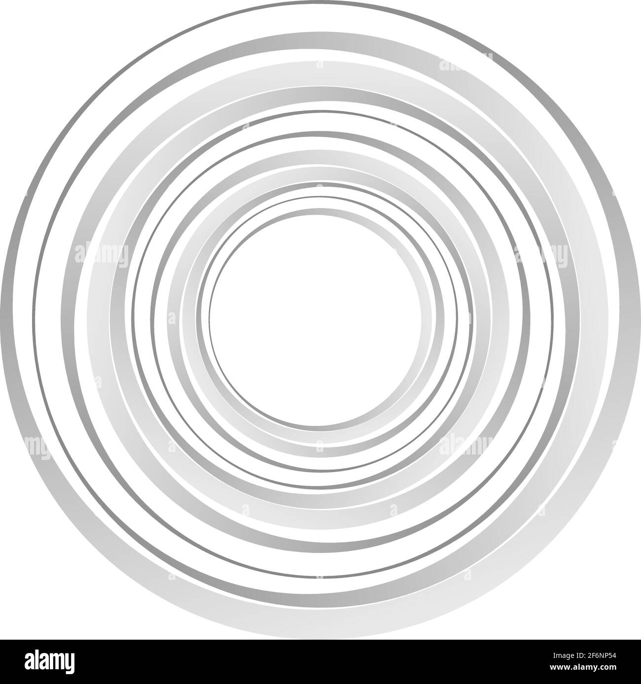 Geometric spiral, swirl, twirl circles. Abstract circular illustration ...