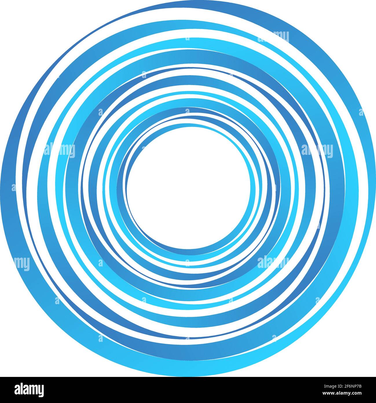 Geometric spiral, swirl, twirl circles. Abstract circular illustration ...