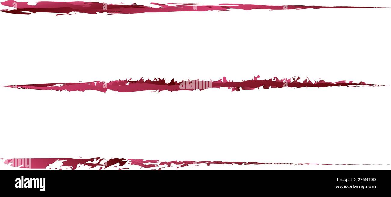 Colorful grungy, textured grunge brush strokes set. Sketchy, scratch ...