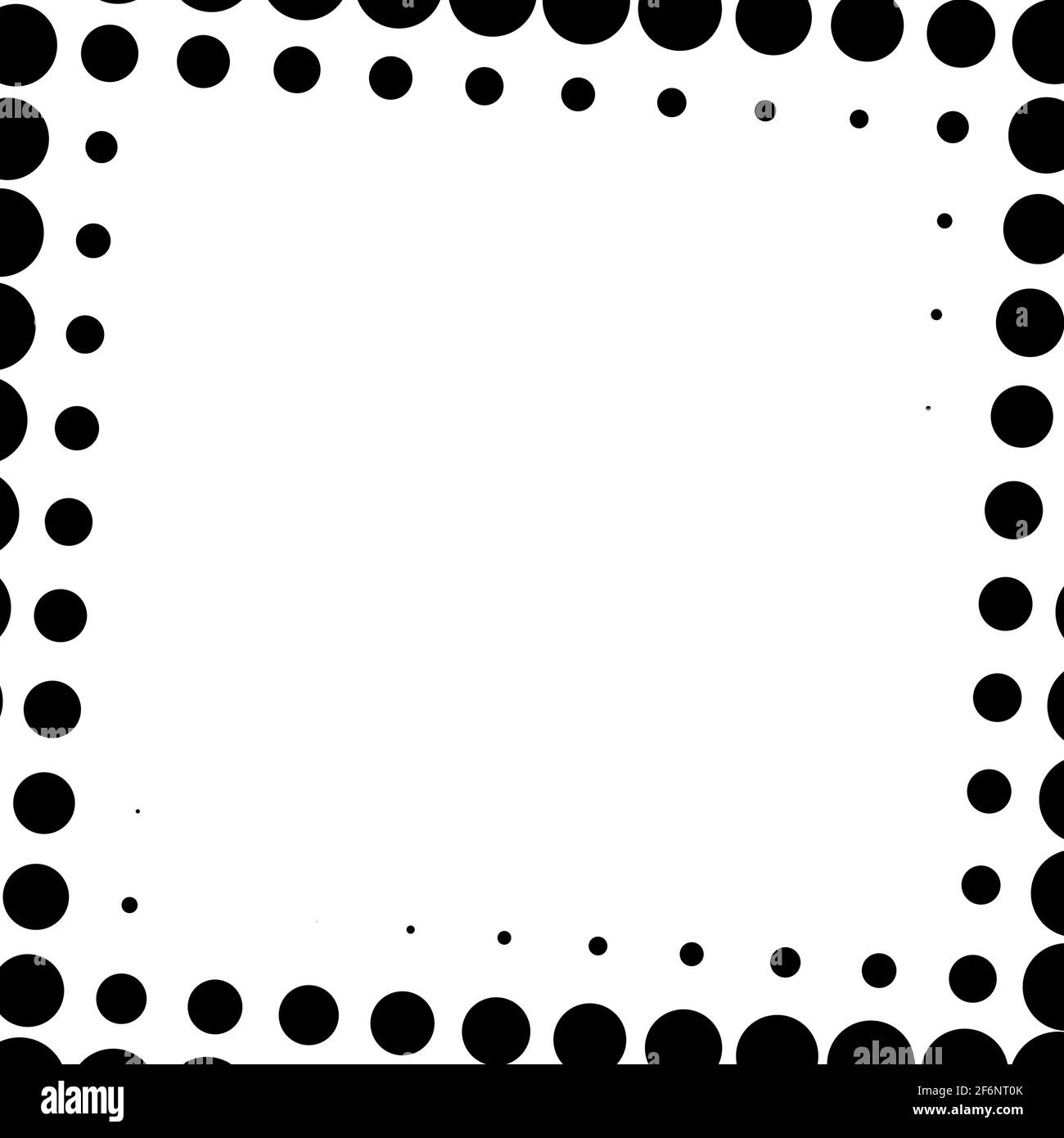 Polka Dot Border Clip Art