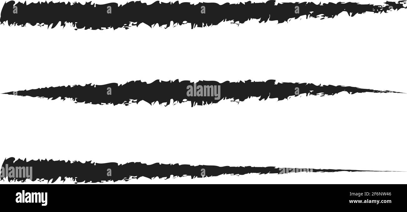 Grungy, textured grunge brush strokes set. Watercolor sketchy hand ...