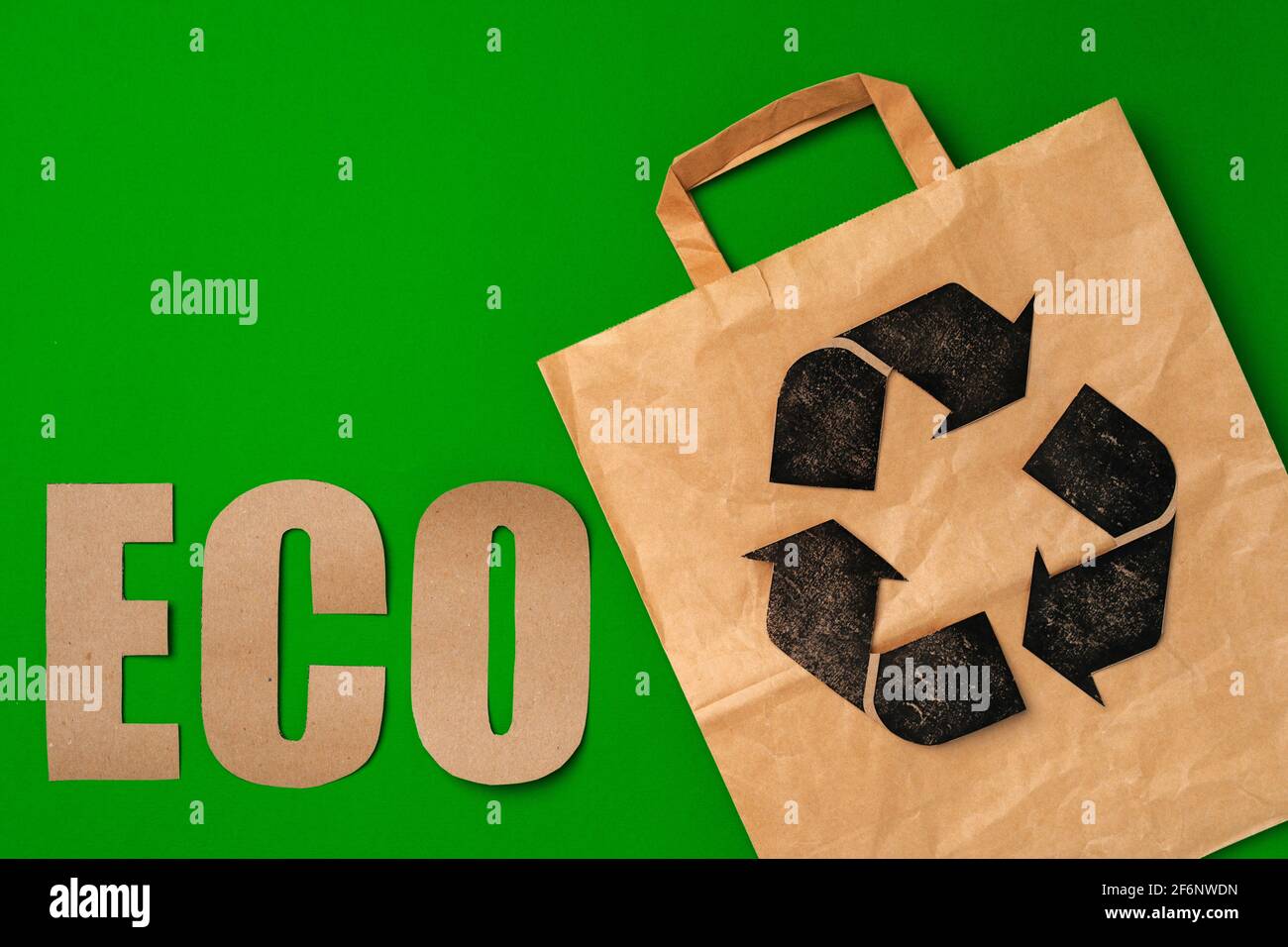 Concept of paper recycling, eco friendly consumerism Stock Photo - Alamy