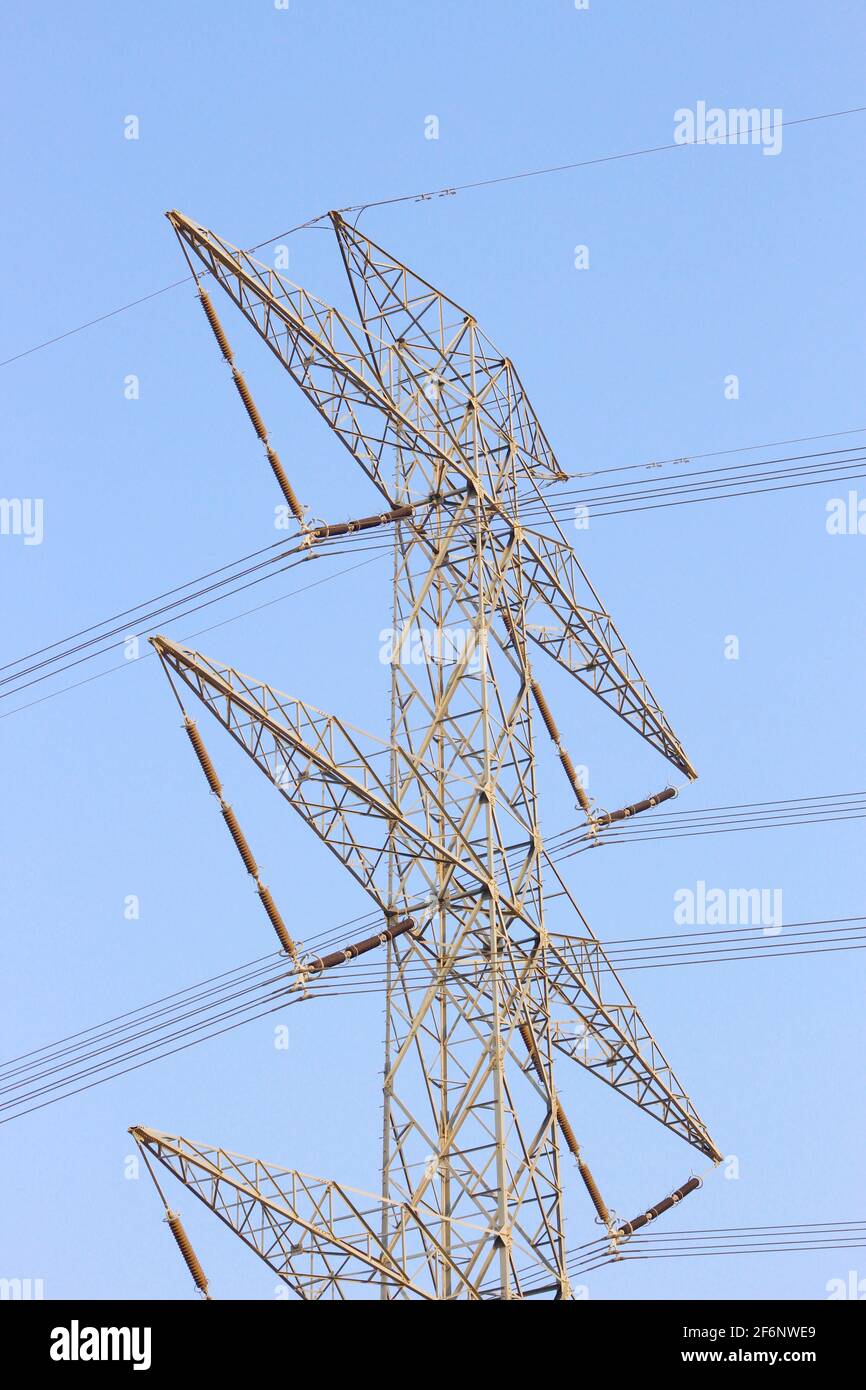 power line tower Stock Photo - Alamy