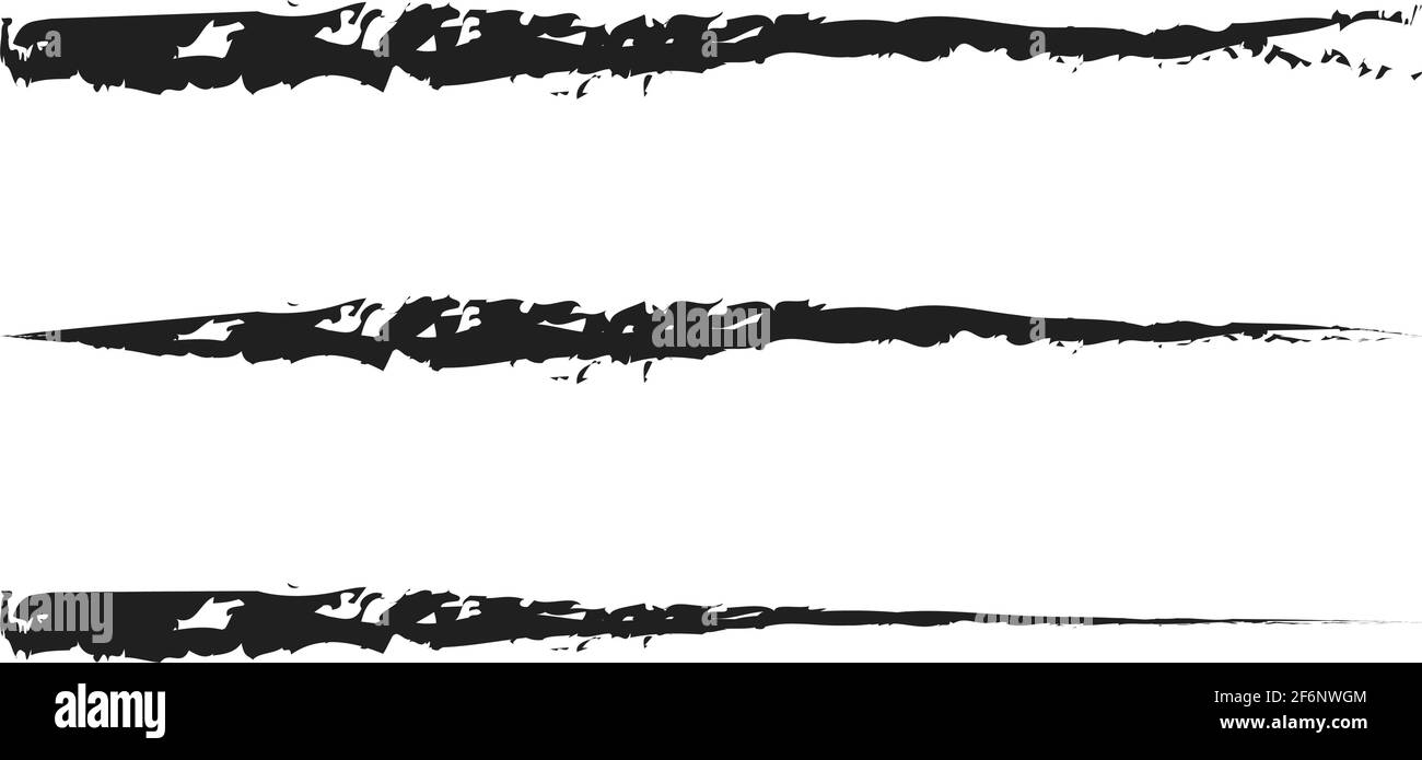 Grungy, textured grunge brush strokes set. Watercolor sketchy hand ...