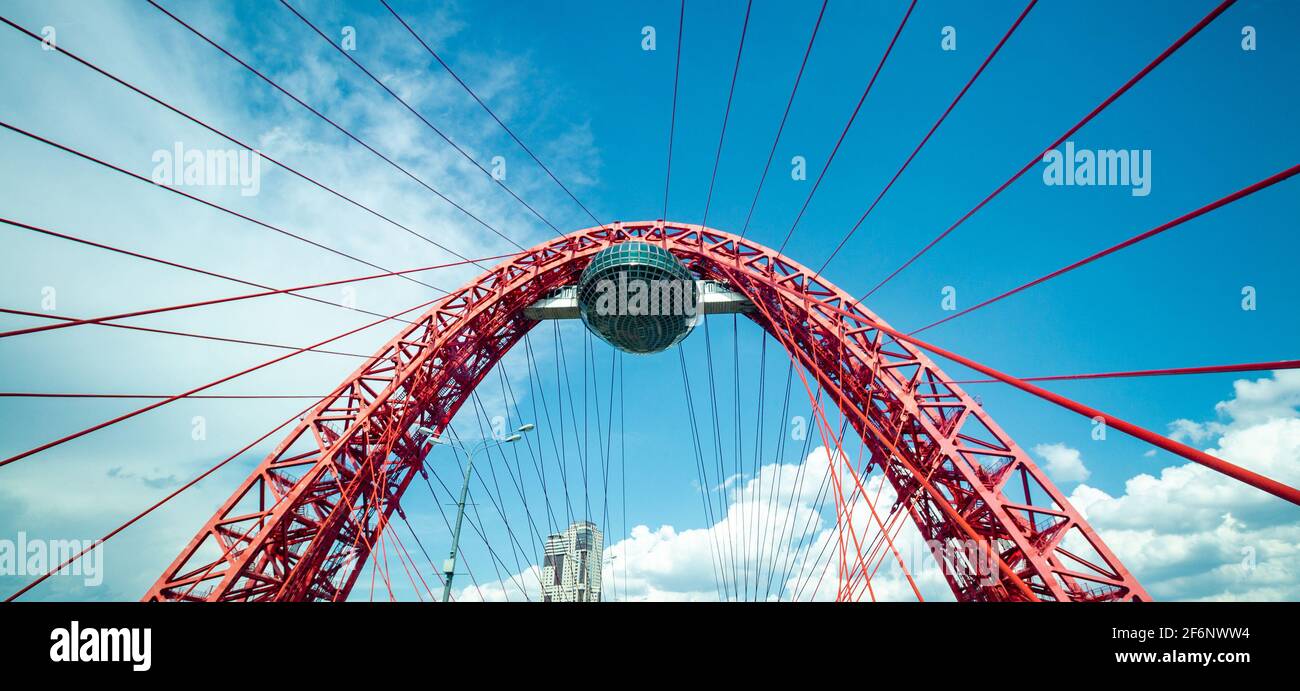 Cable stayed arch structure hi-res stock photography and images - Alamy