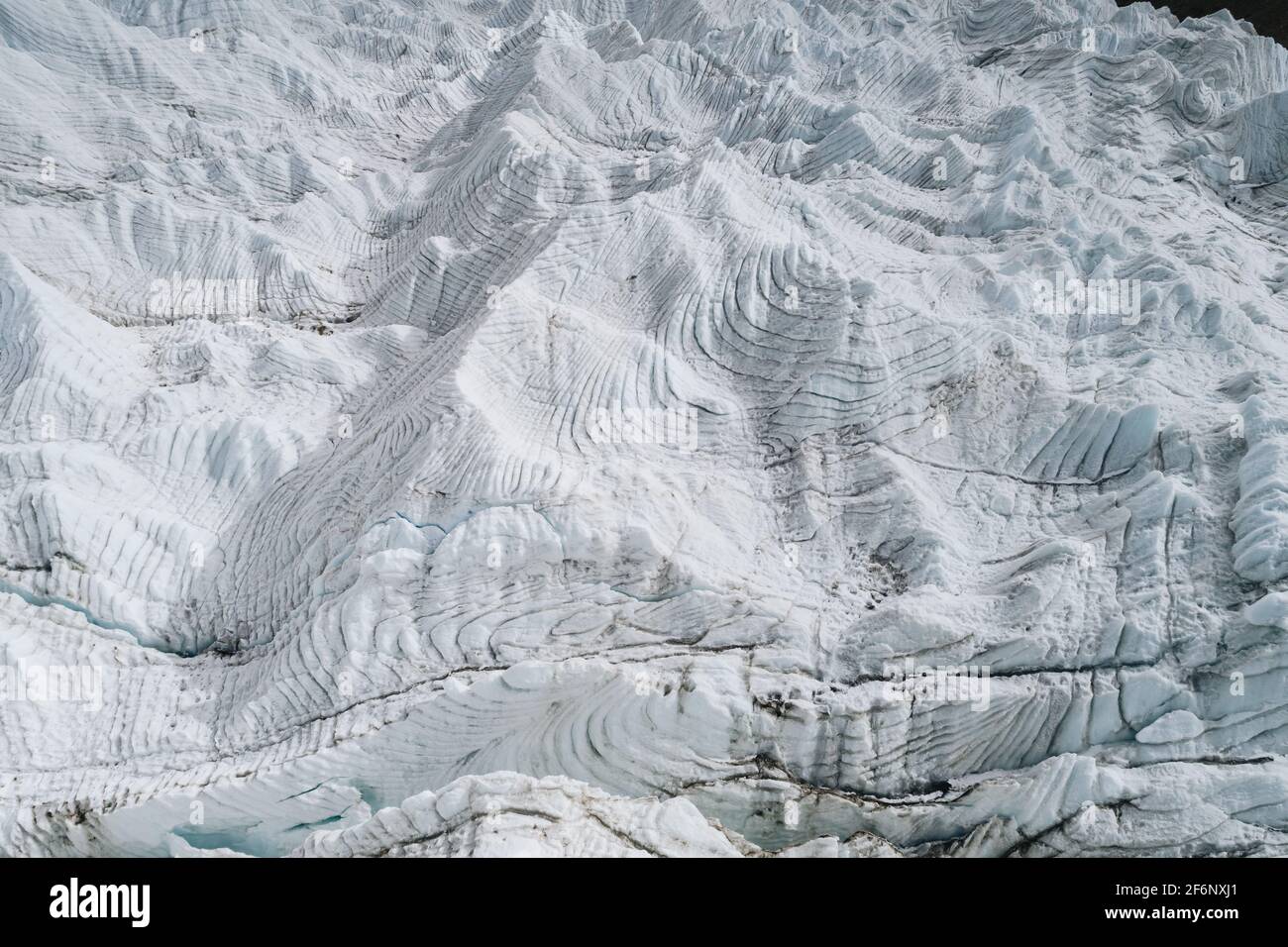 Aerial photography of Tibet Quden Nyima glacier landscape Stock Photo ...