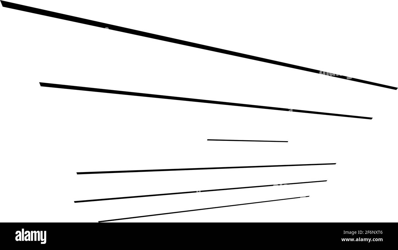 Dynamic 3D lines in perspective. Vanishing, diminishing lines, stripes ...