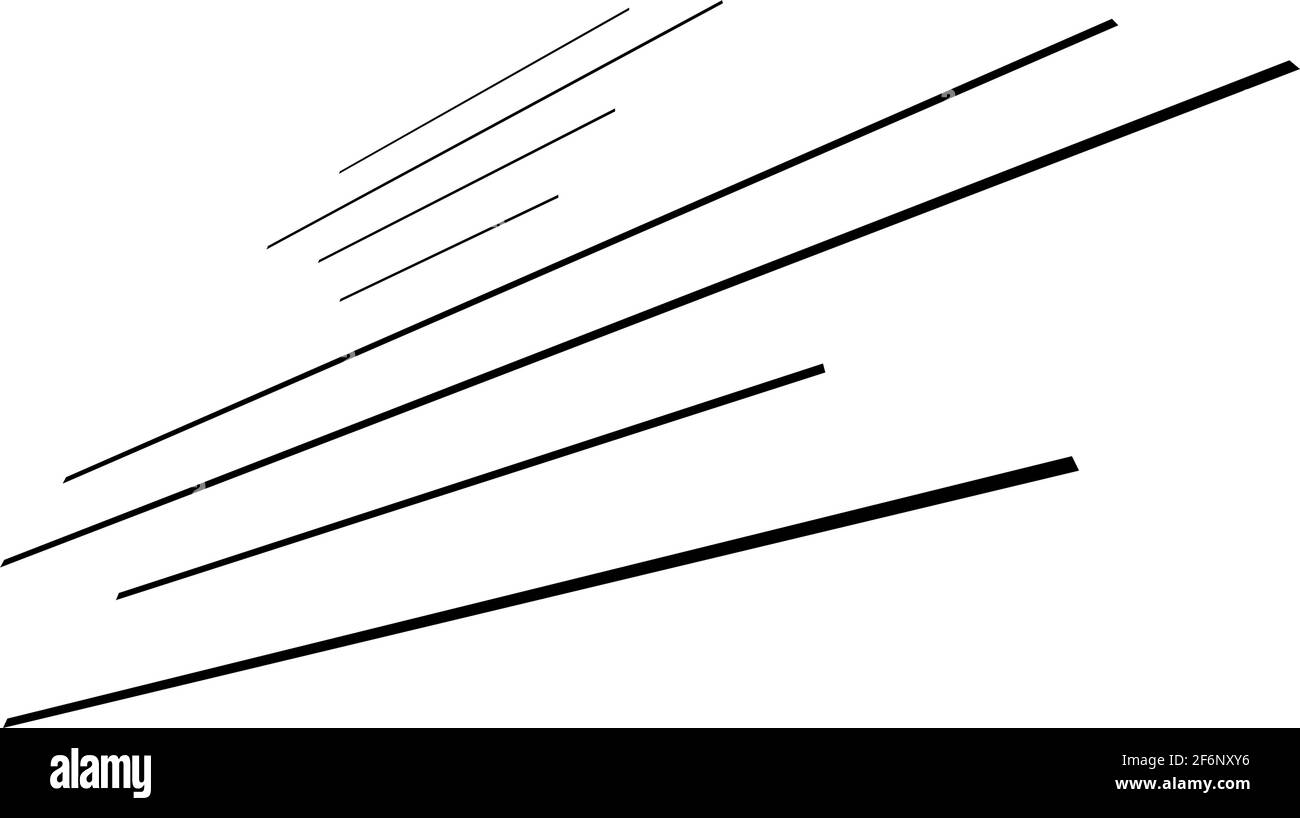 Dynamic 3D lines in perspective. Vanishing, diminishing lines, stripes ...