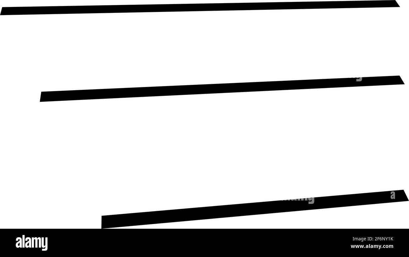 Dynamic 3D lines in perspective. Vanishing, diminishing lines, stripes ...