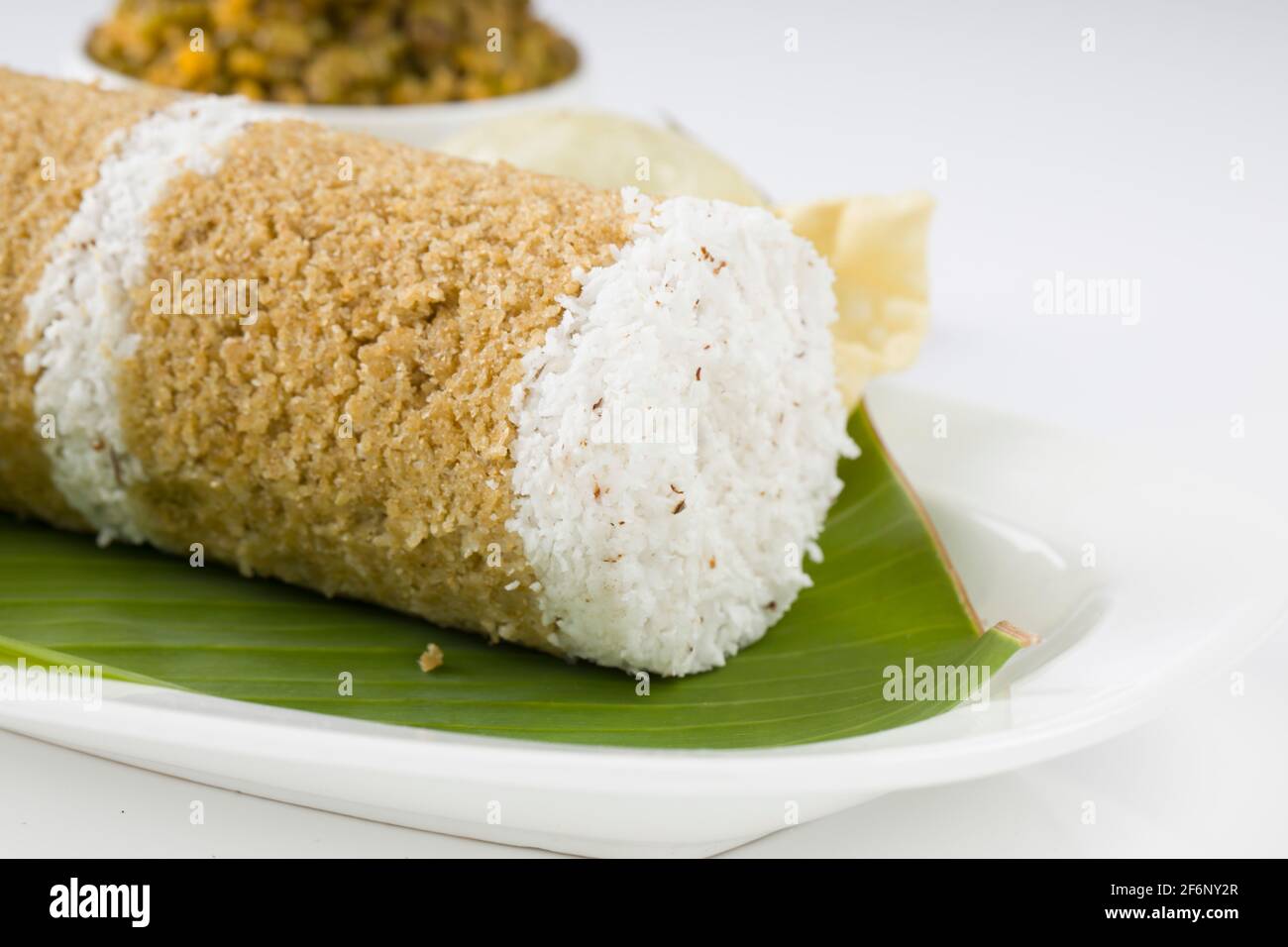 Kerala breakfast Wheat puttu,healthy steamed food which is the main ...