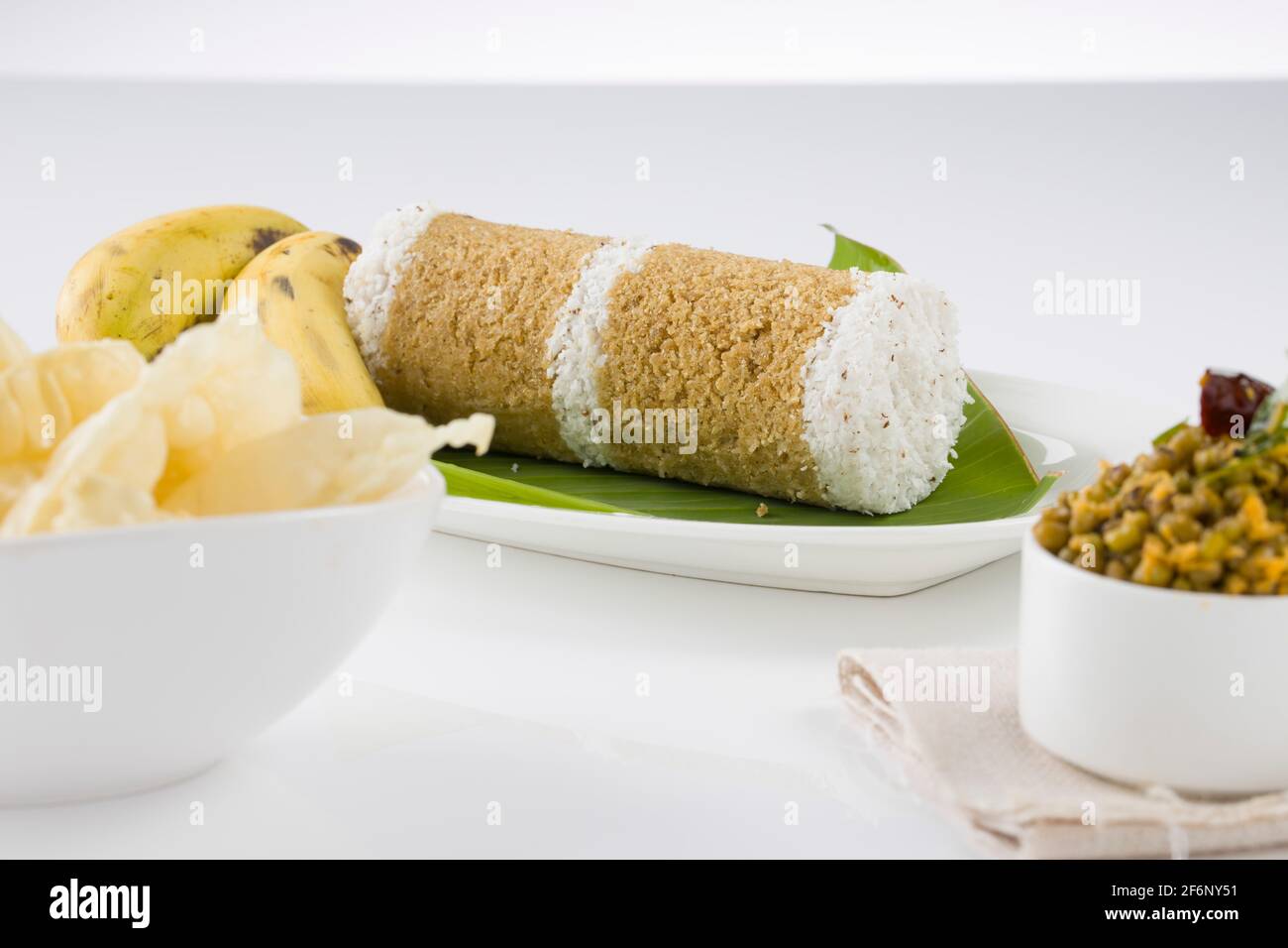 Kerala breakfast Wheat puttu,healthy steamed food which is the main ...