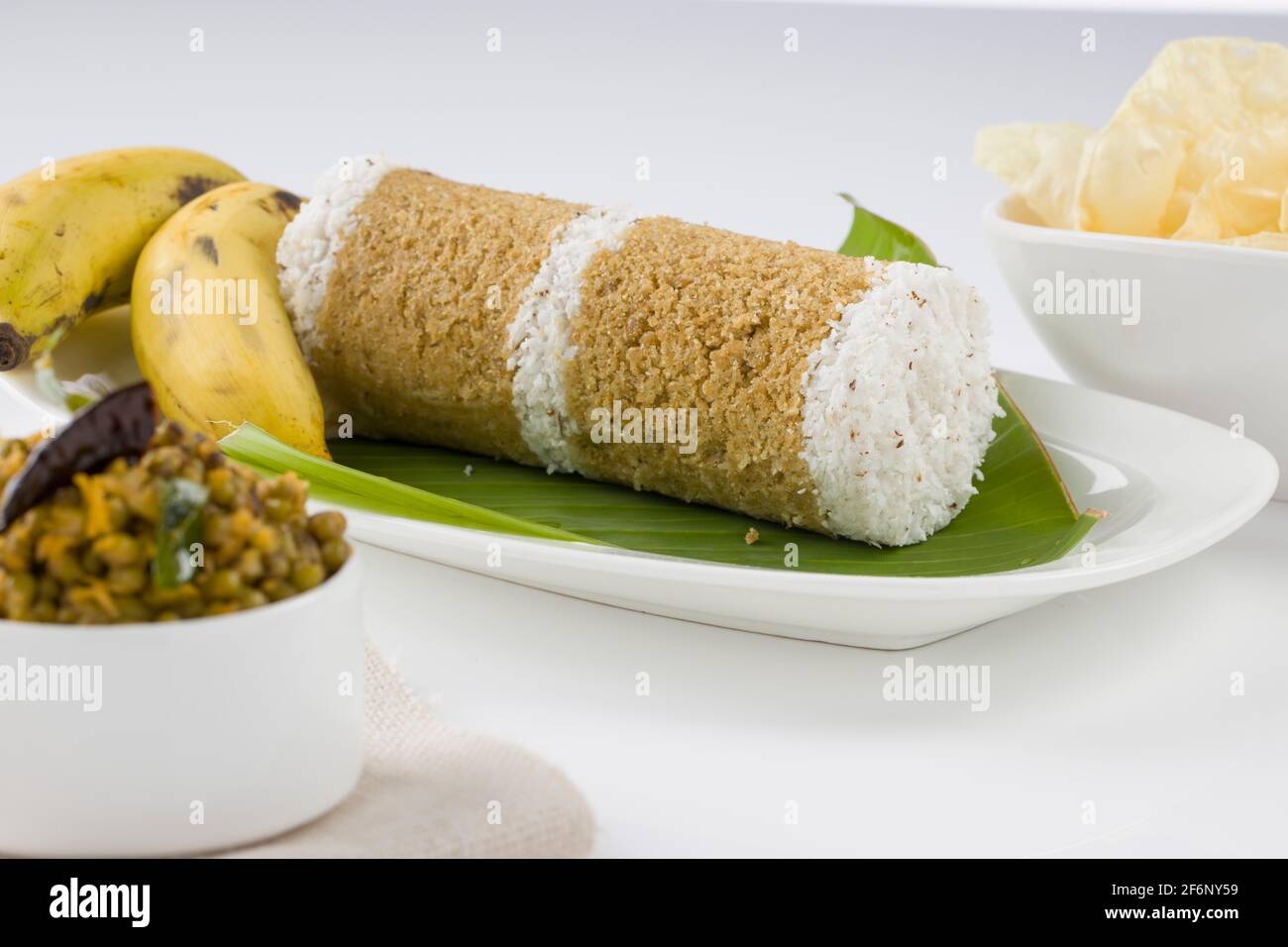 Kerala breakfast Wheat puttu,healthy steamed food which is the main ...