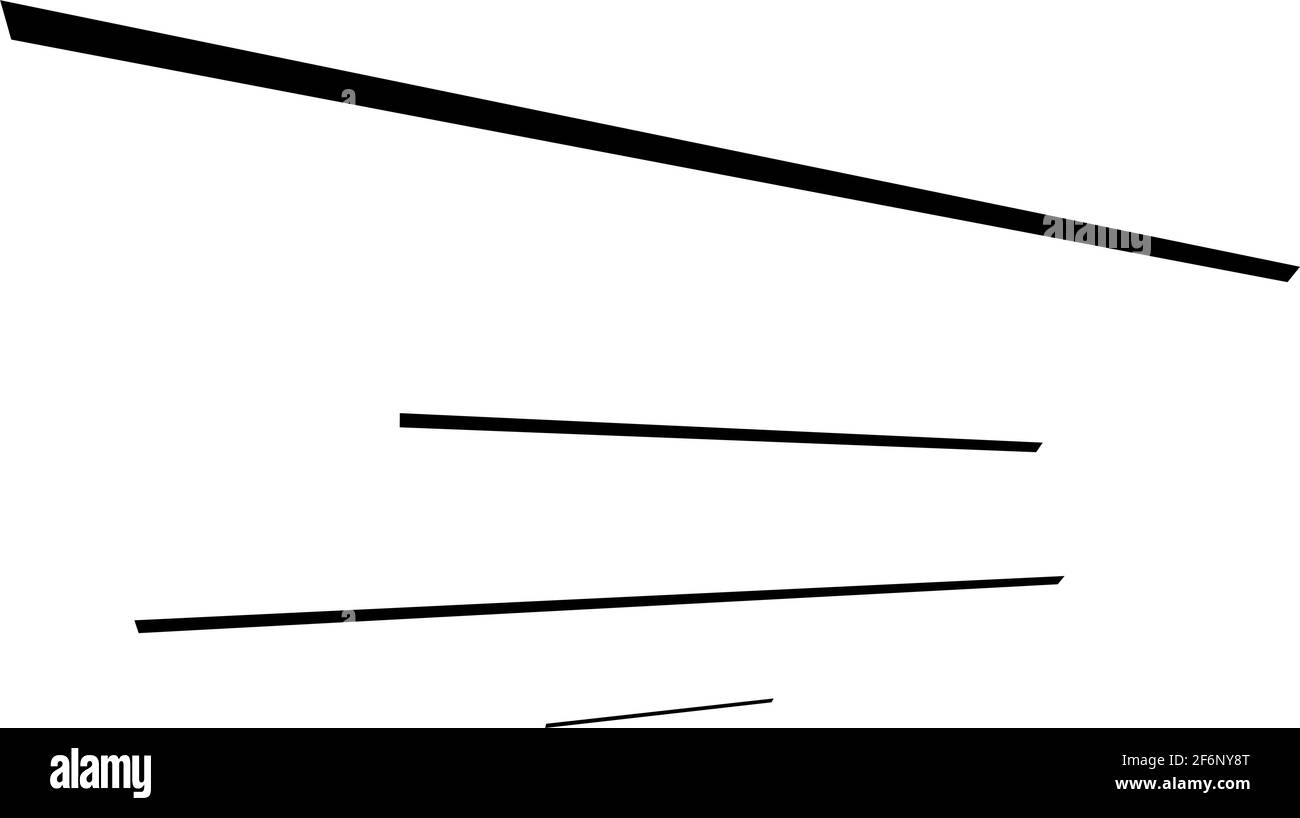 Dynamic 3D lines in perspective. Vanishing, diminishing lines, stripes ...