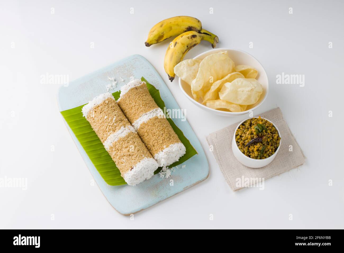 Kerala breakfast Wheat puttu,healthy steamed food which is the main ...