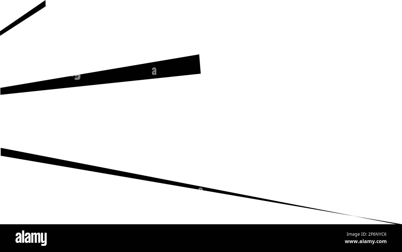 Dynamic 3D lines in perspective. Vanishing, diminishing lines, stripes ...