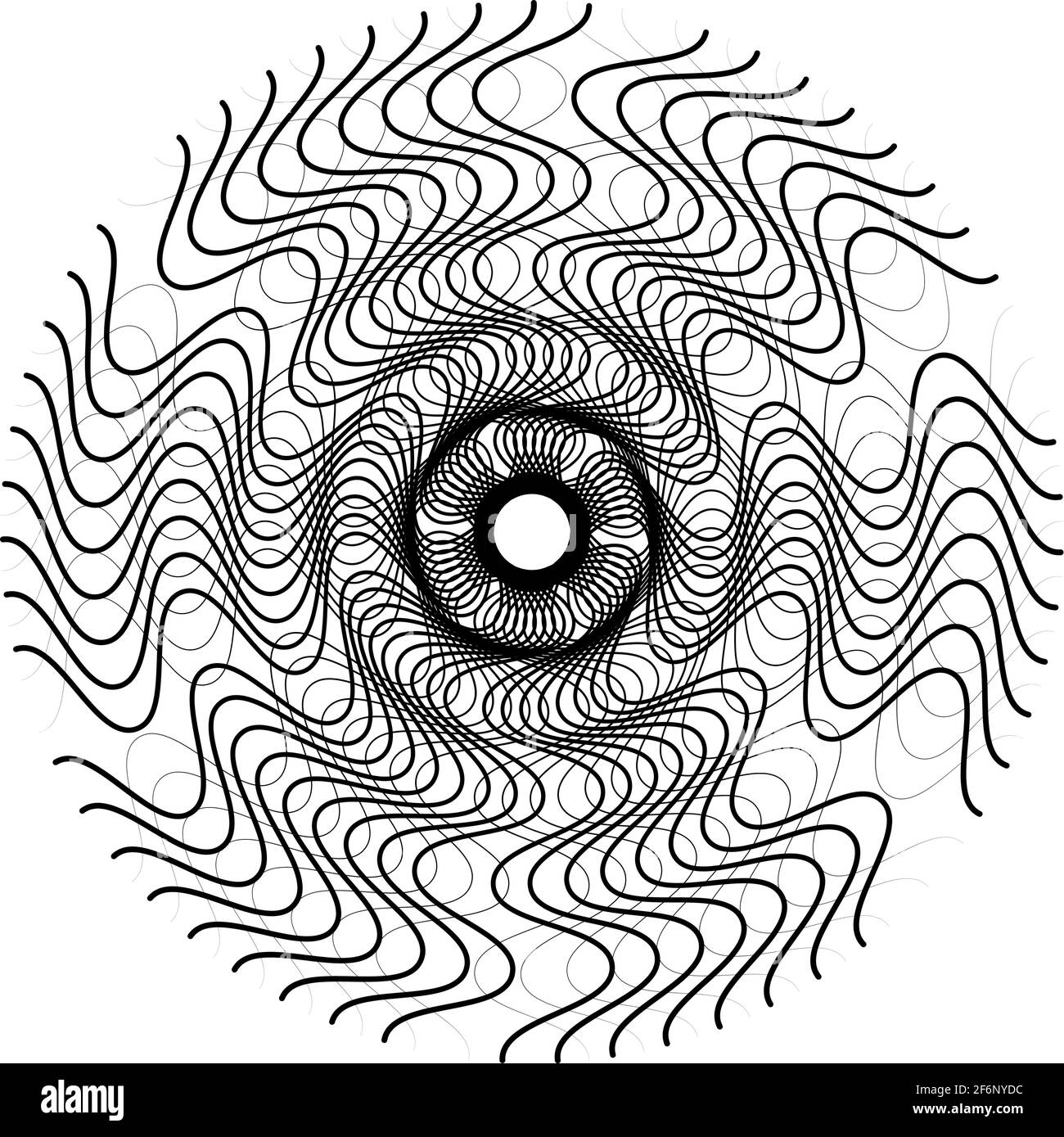 Criss crossing wavy lines Stock Vector Images - Alamy