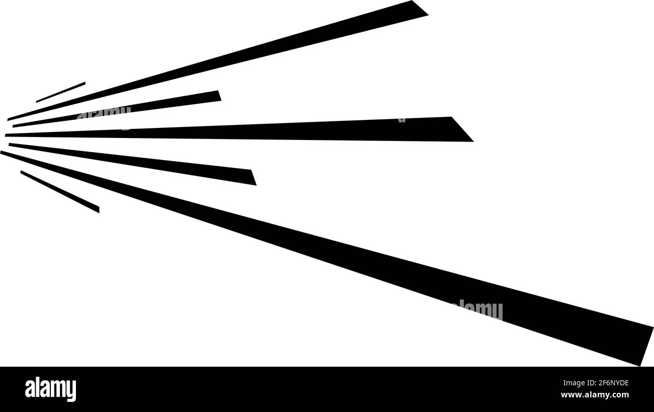 Dynamic 3D lines in perspective. Vanishing, diminishing lines, stripes ...