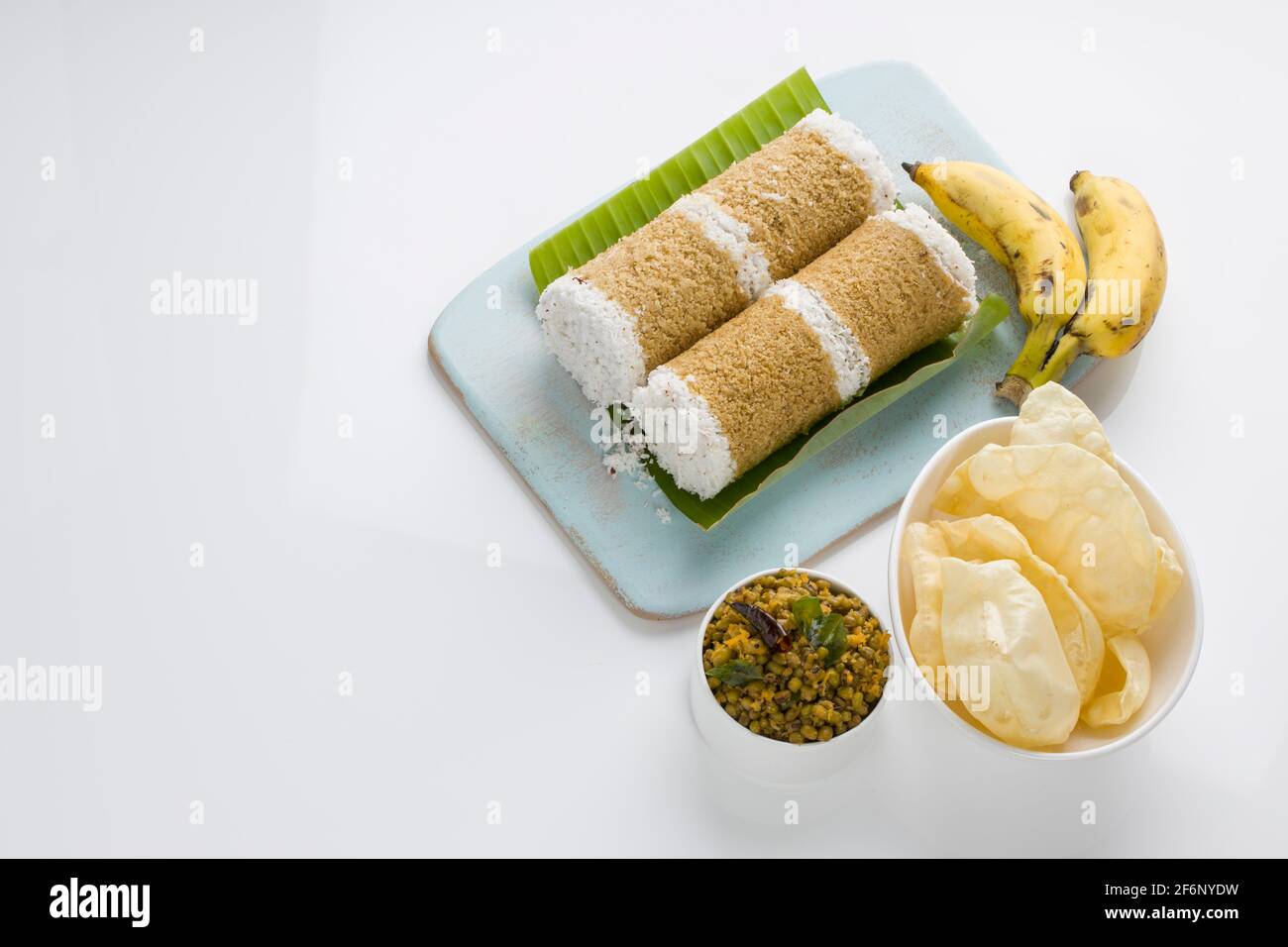 Kerala breakfast Wheat puttu,healthy steamed food which is the main ...