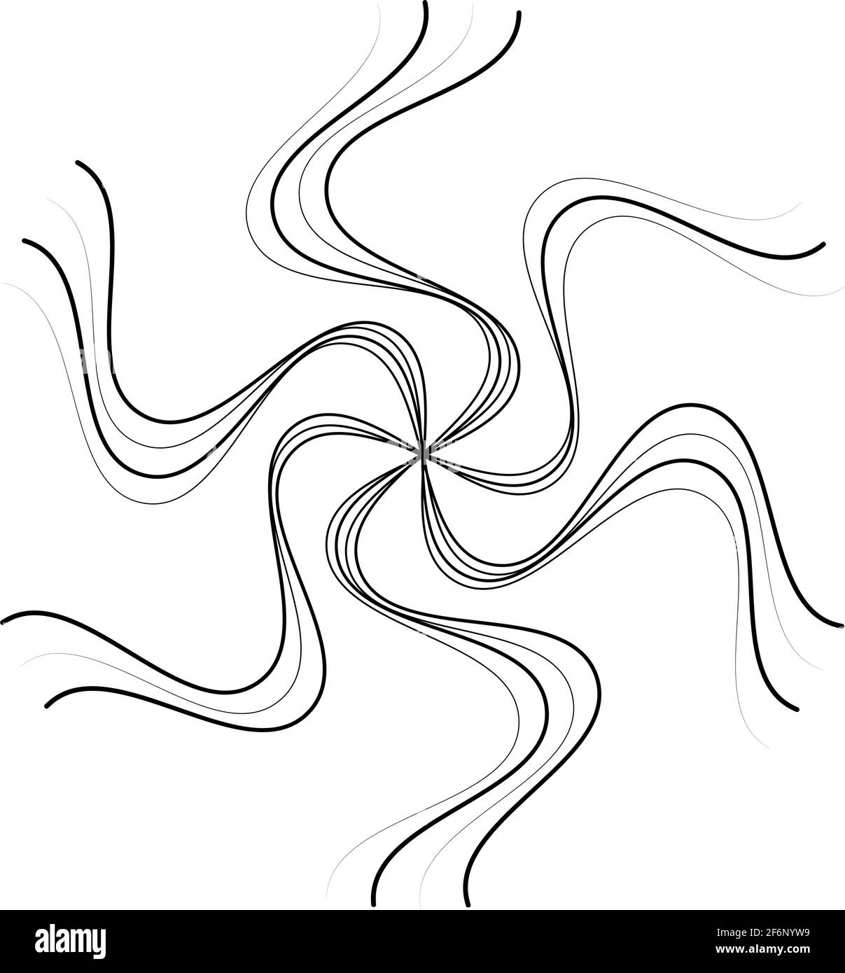 Criss crossing wavy lines Stock Vector Images - Alamy
