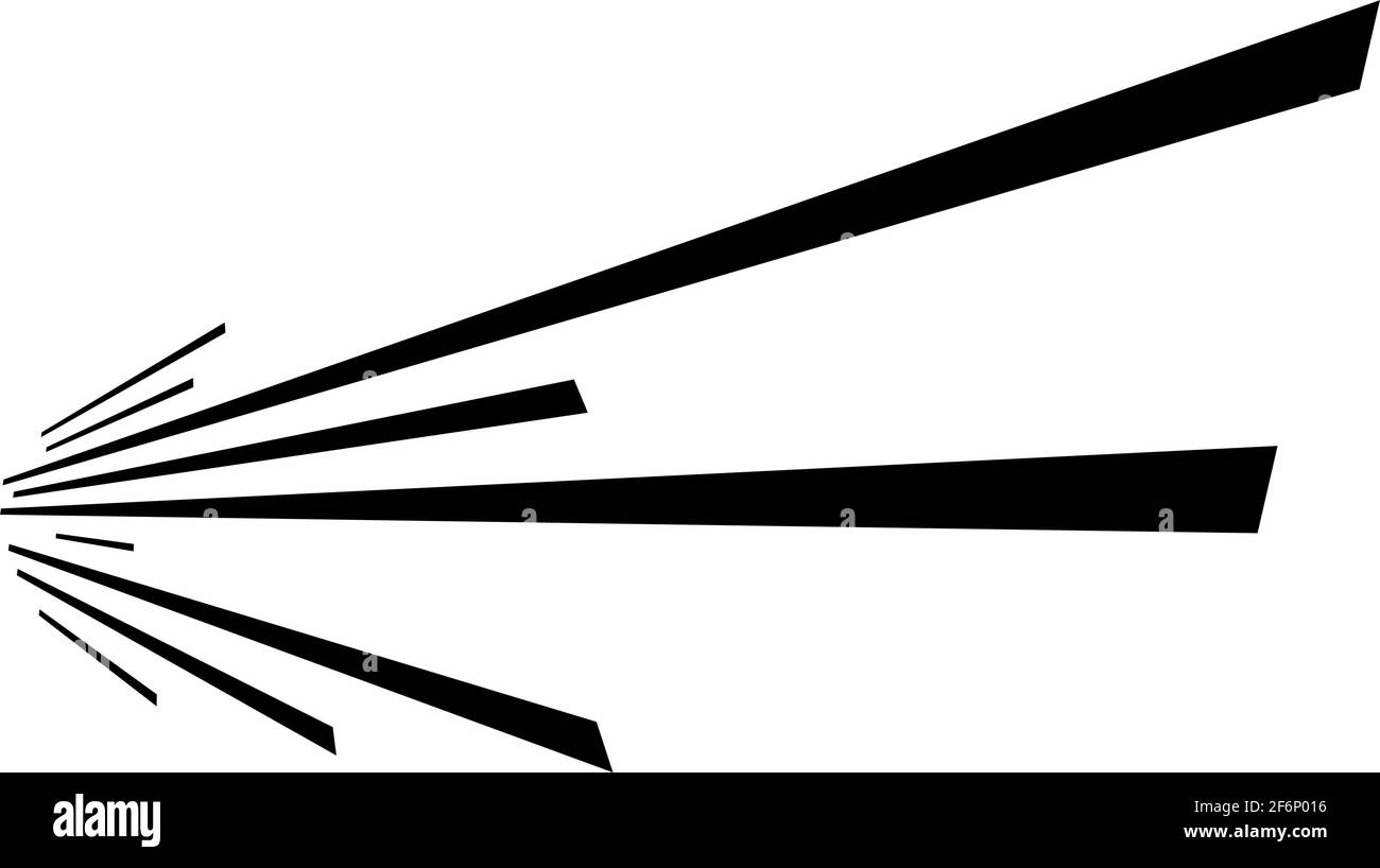 Dynamic 3D lines in perspective. Vanishing, diminishing lines, stripes ...