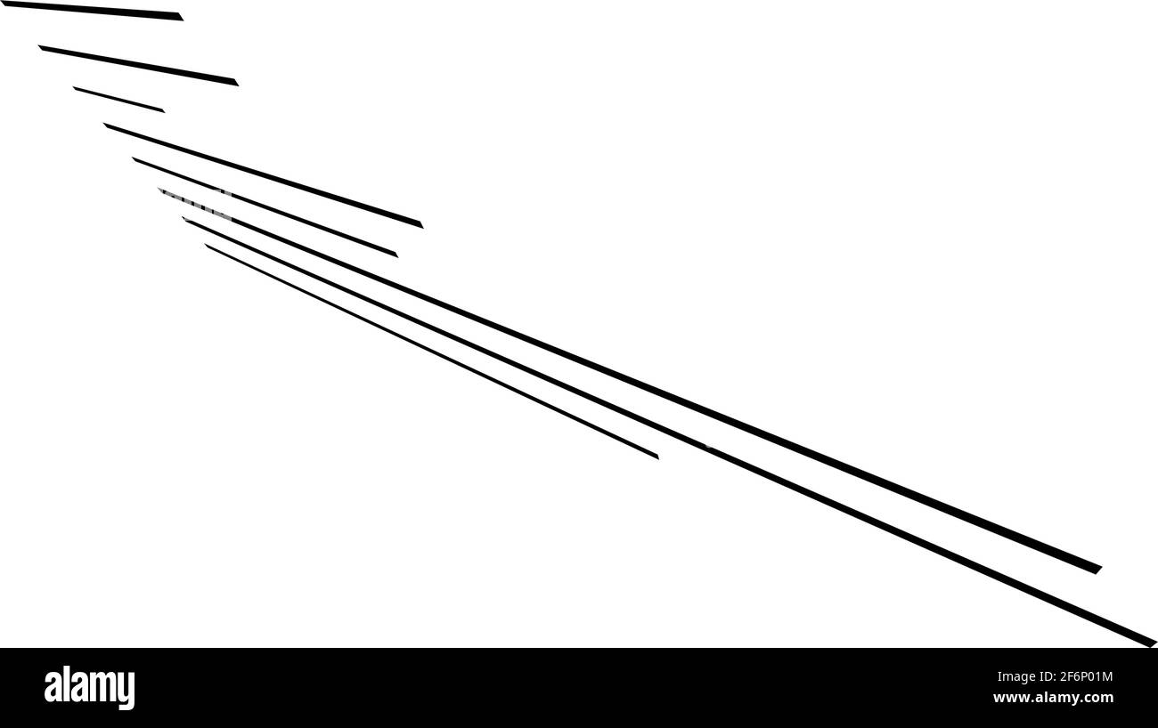 Dynamic 3D lines in perspective. Vanishing, diminishing lines, stripes ...