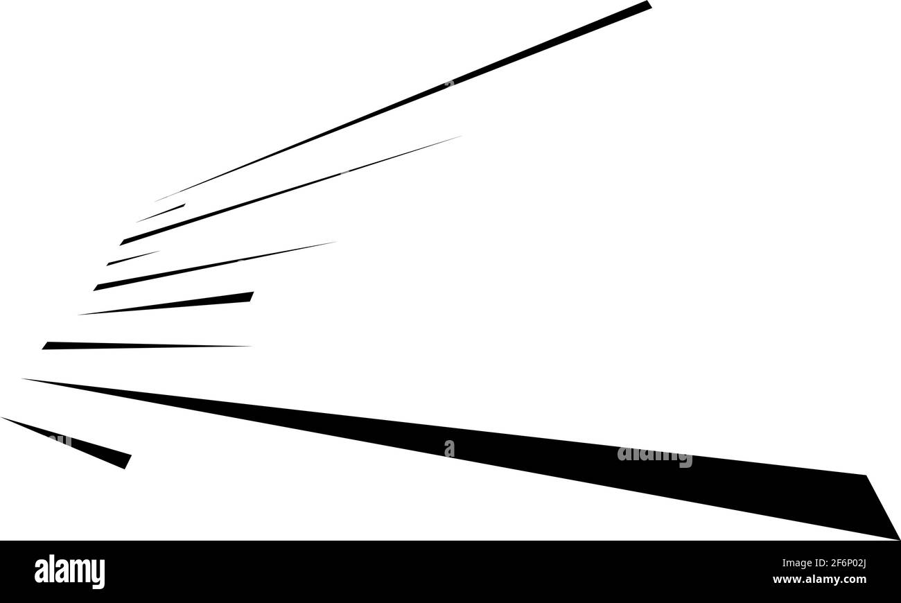 Dynamic 3D lines in perspective. Vanishing, diminishing lines, stripes ...