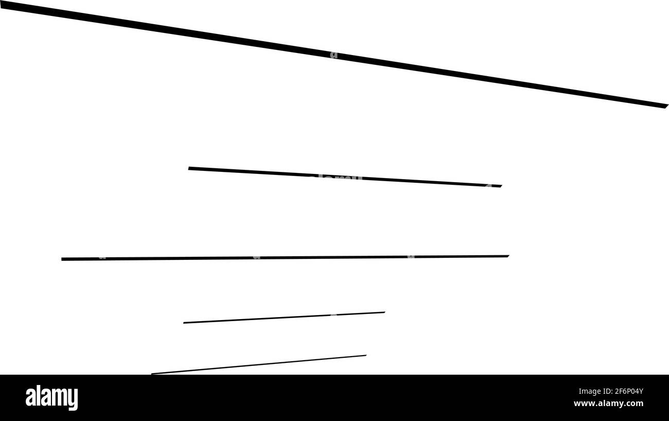 Dynamic 3D lines in perspective. Vanishing, diminishing lines, stripes ...