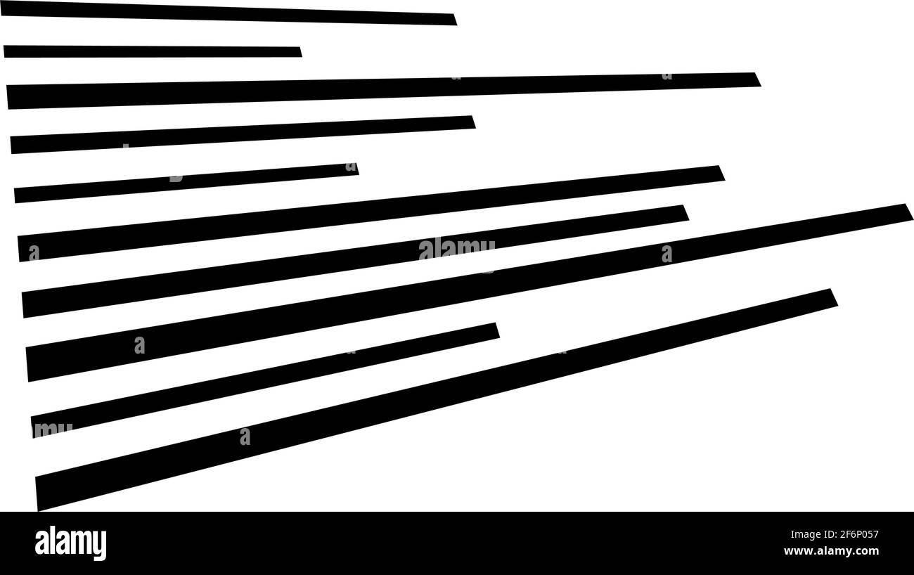 Dynamic 3D lines in perspective. Vanishing, diminishing lines, stripes ...