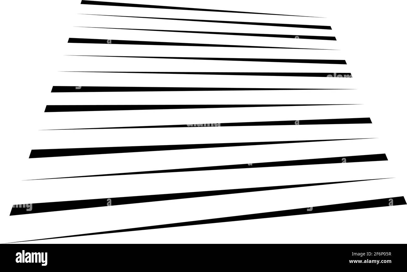 Dynamic 3D lines in perspective. Vanishing, diminishing lines, stripes ...