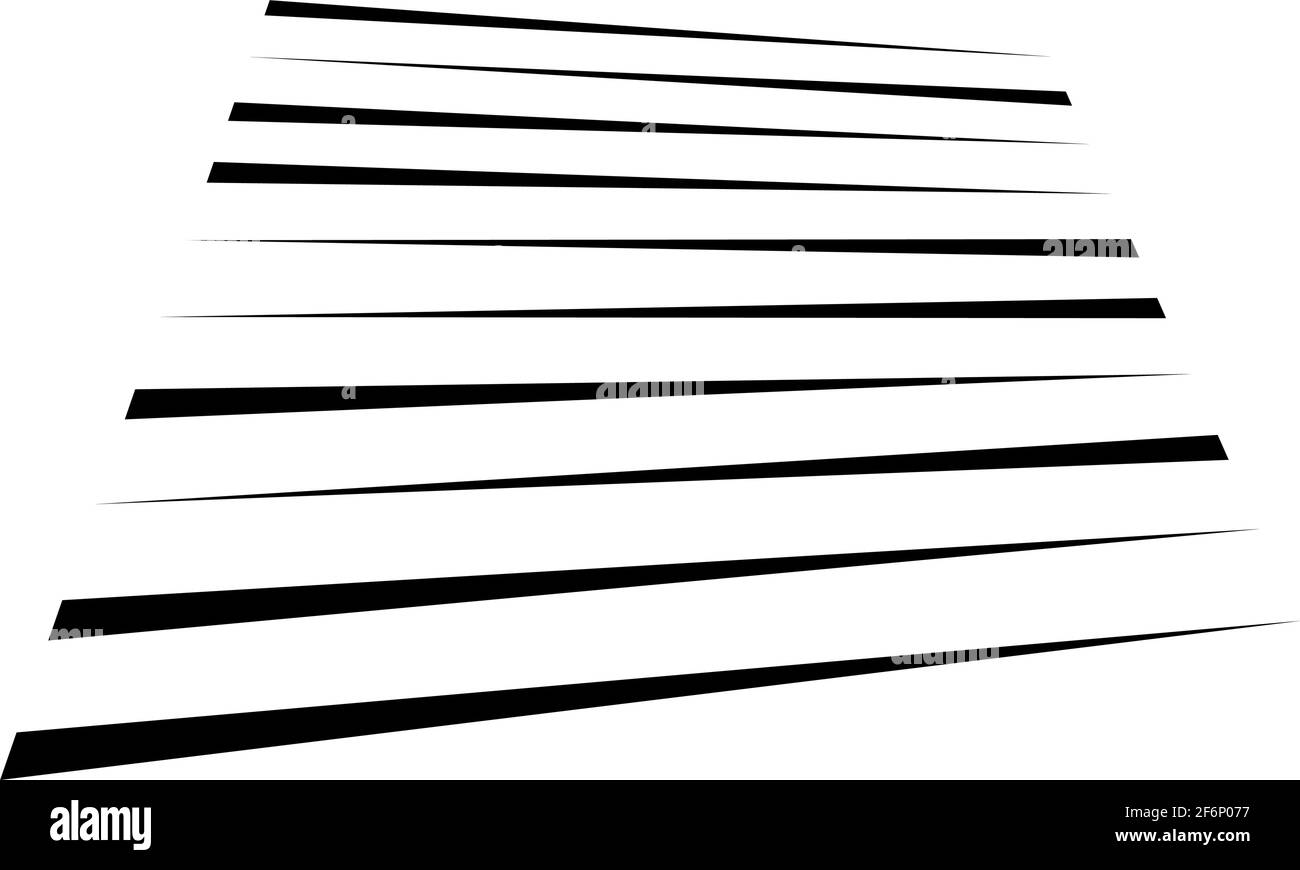 Dynamic 3D lines in perspective. Vanishing, diminishing lines, stripes ...