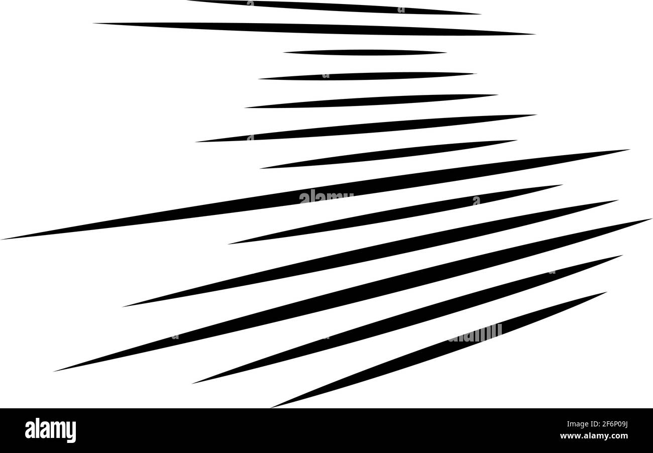 Dynamic 3D lines in perspective. Vanishing, diminishing lines, stripes ...