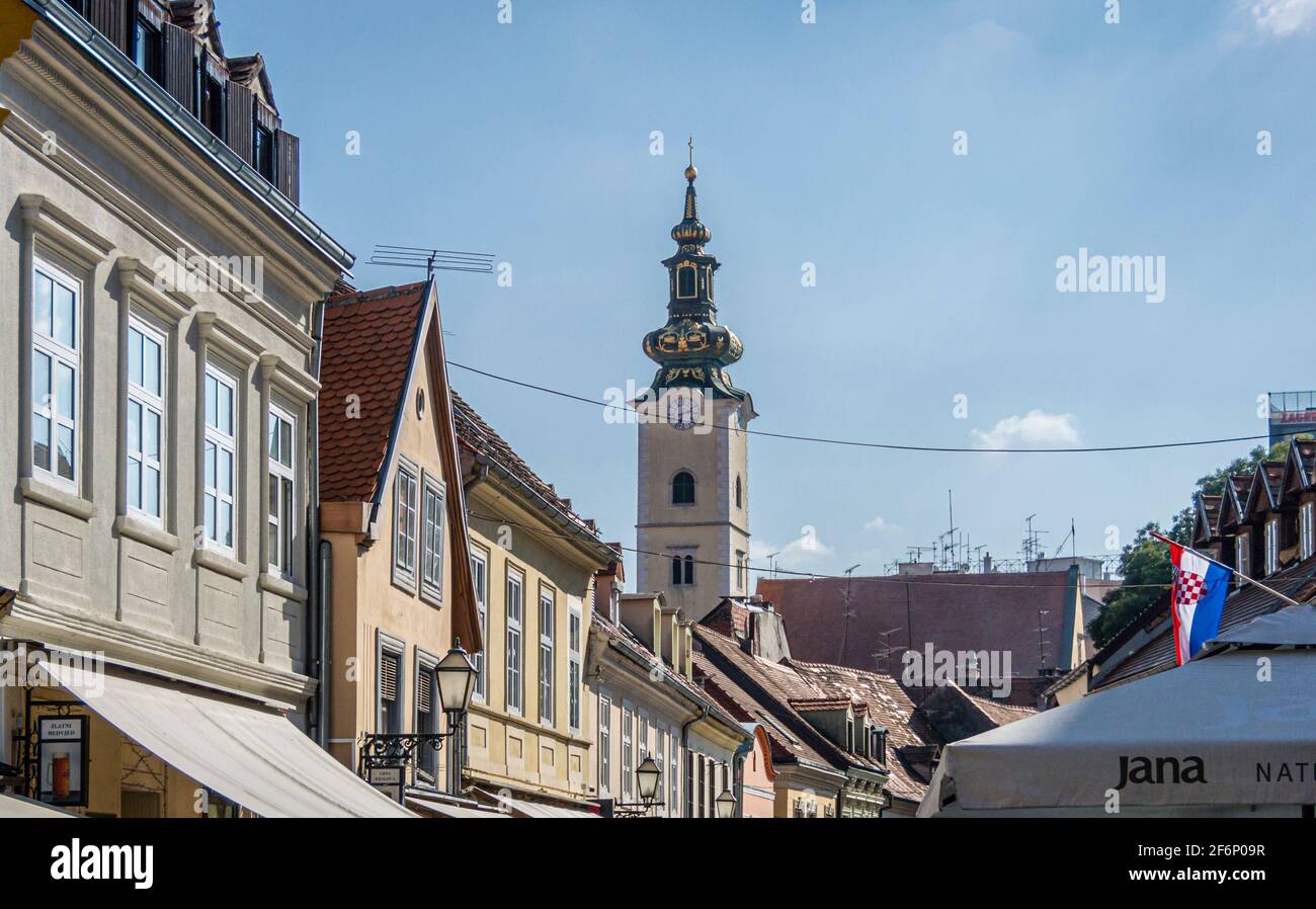 Zagreb clock tower hi-res stock photography and images - Alamy