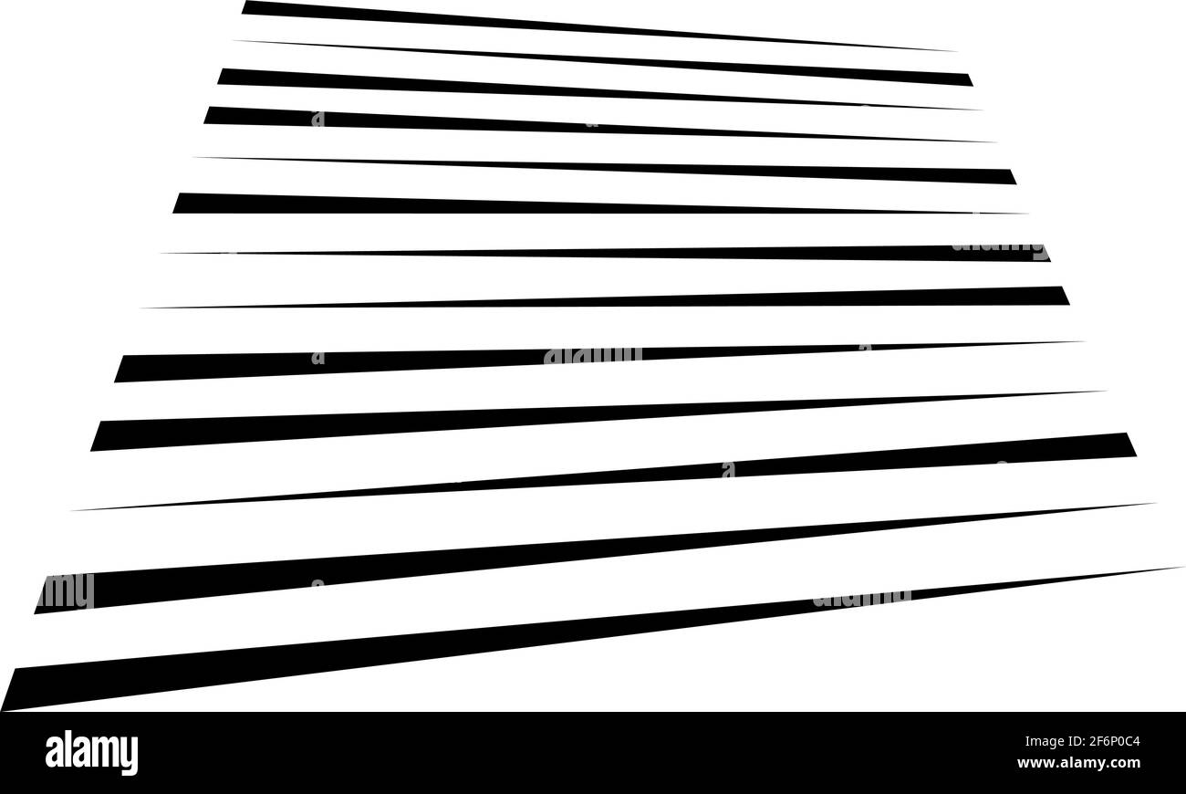 Dynamic 3D lines in perspective. Vanishing, diminishing lines, stripes ...