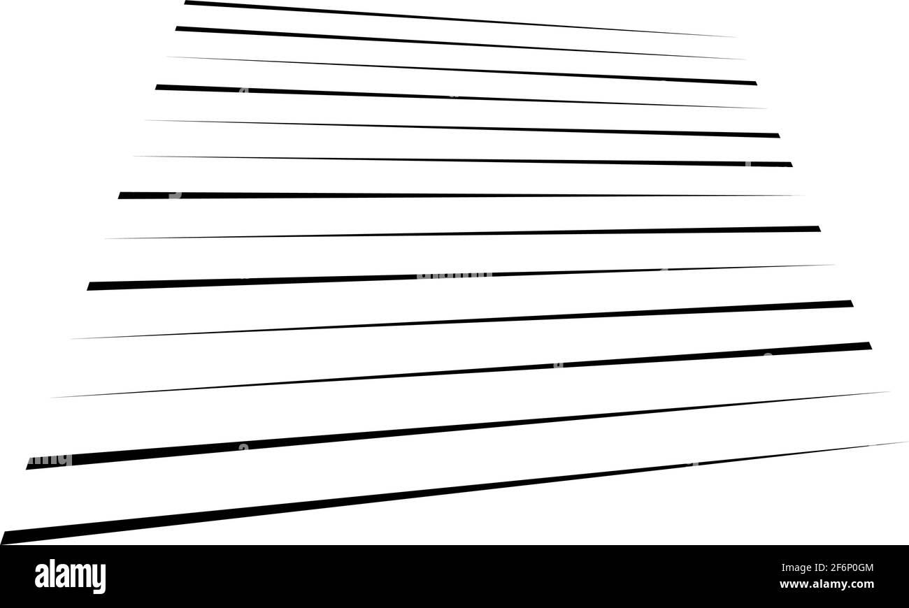 Dynamic 3D lines in perspective. Vanishing, diminishing lines, stripes ...