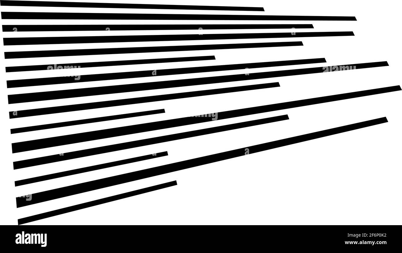 Dynamic 3D lines in perspective. Vanishing, diminishing lines, stripes ...