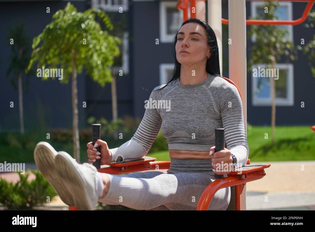 Bars on belly hi-res stock photography and images - Alamy