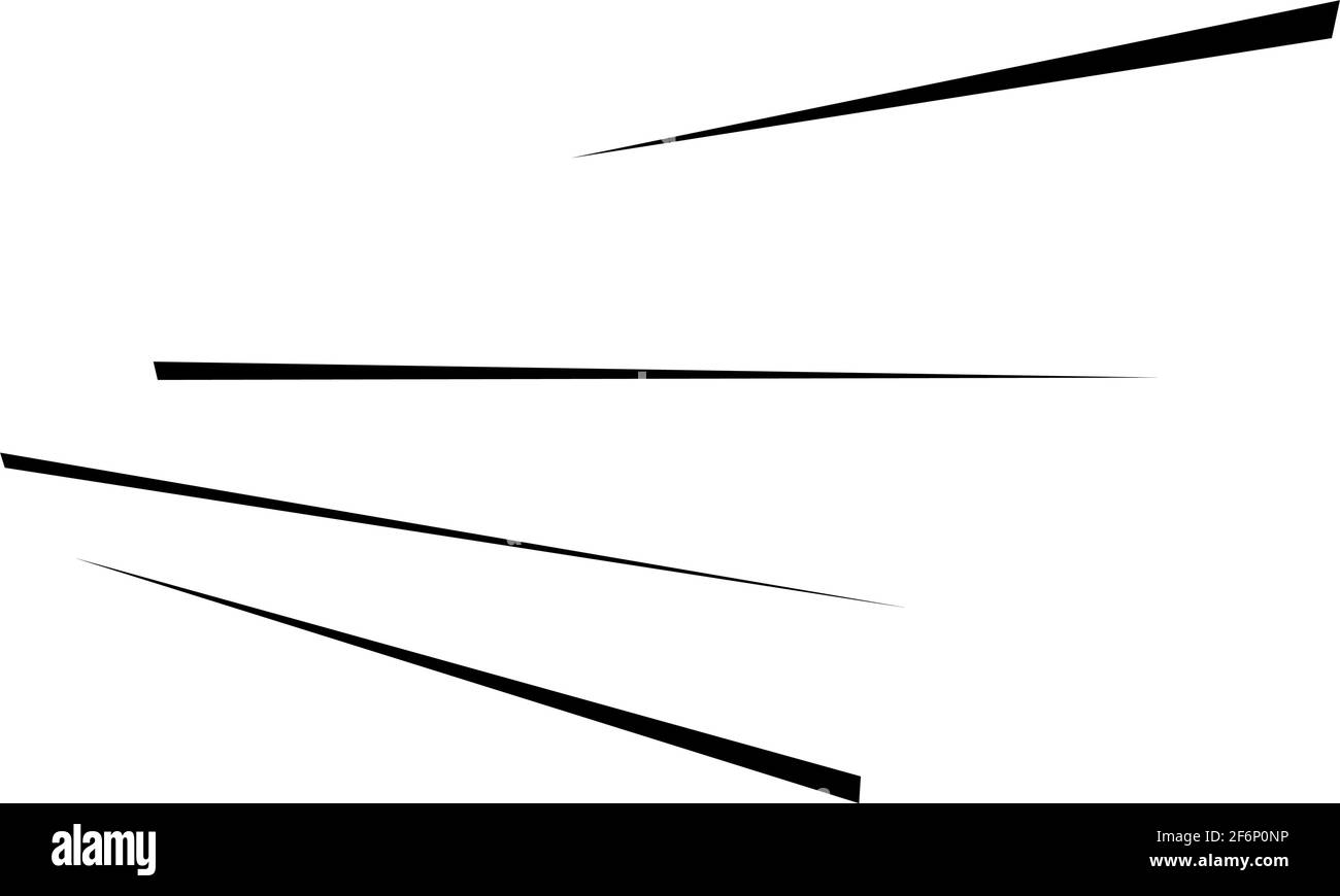 Dynamic 3D lines in perspective. Vanishing, diminishing lines, stripes ...