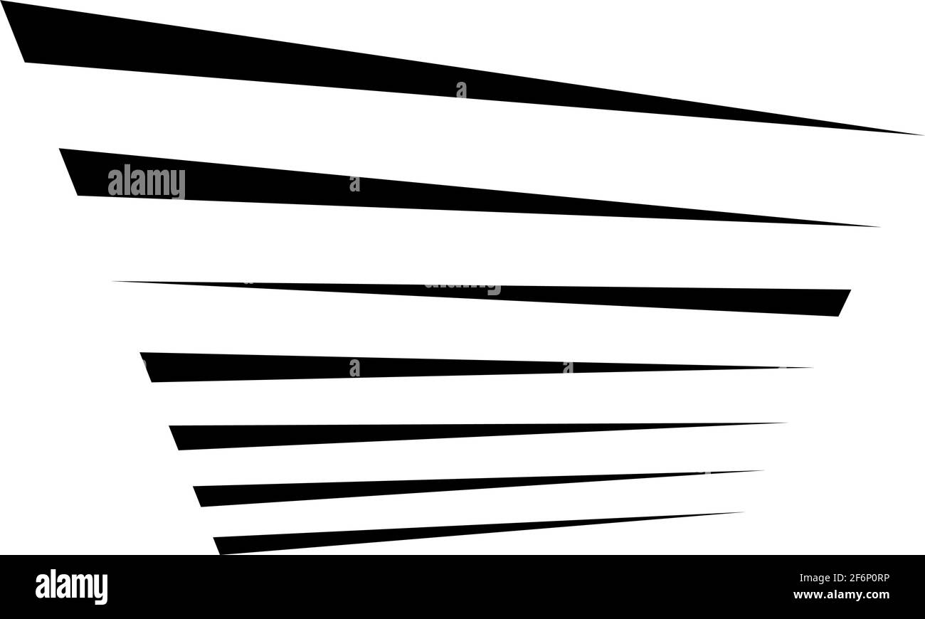 Dynamic 3D lines in perspective. Vanishing, diminishing lines, stripes ...